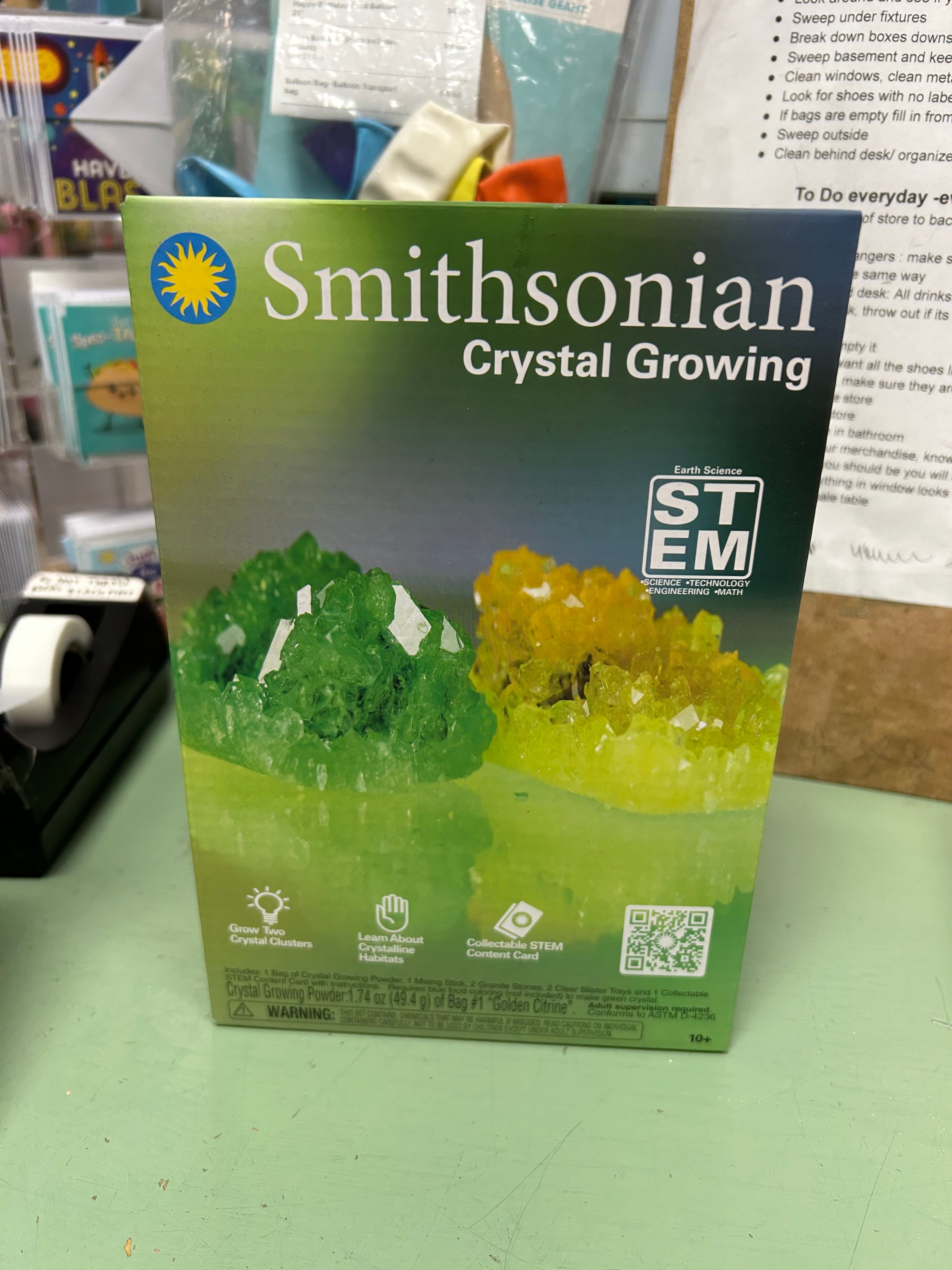 Smithsonian Crystal Growing – Runnin' Wild Kids
