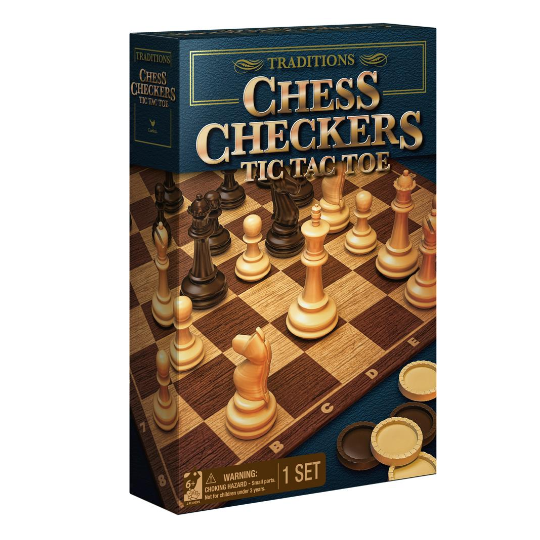 Traditions Chess, Checkers & Tick Tac Toe – Runnin' Wild Kids